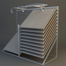 Retail Display Board 3D Model - FlatPyramid