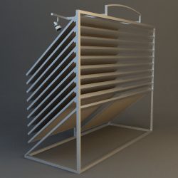 Retail Display Board 3D Model - FlatPyramid