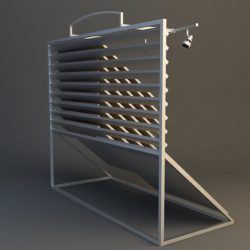 Retail Display Board 3D Model - FlatPyramid