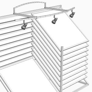 Retail Display Board 3D Model - FlatPyramid