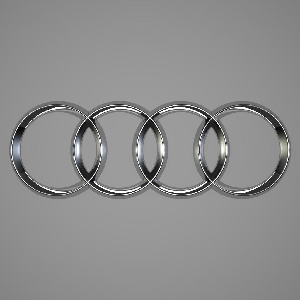 Audi Logo 3D Model - FlatPyramid