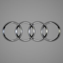 Audi Logo 3D Model - FlatPyramid