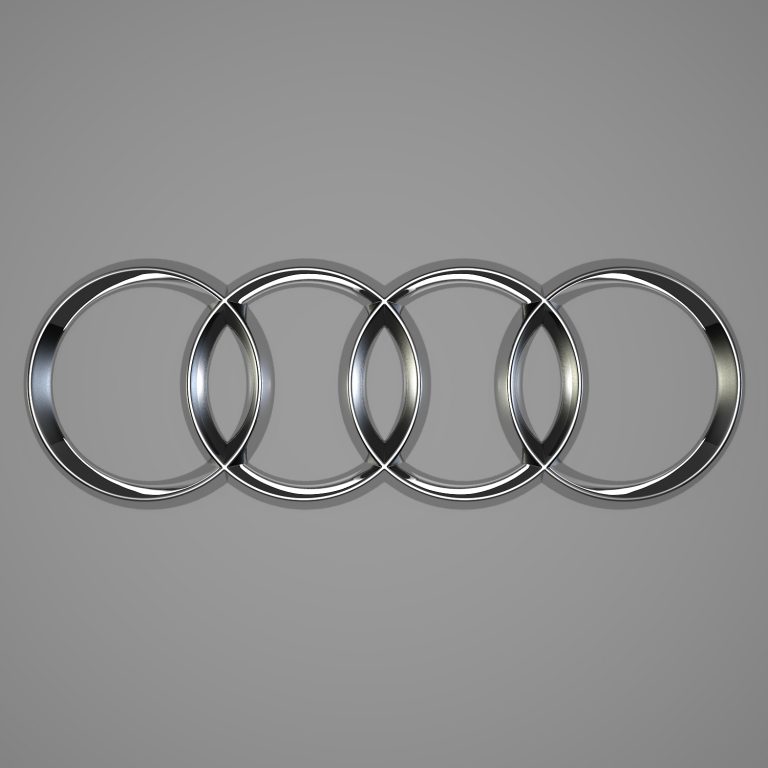 Audi Logo 3D Model - FlatPyramid