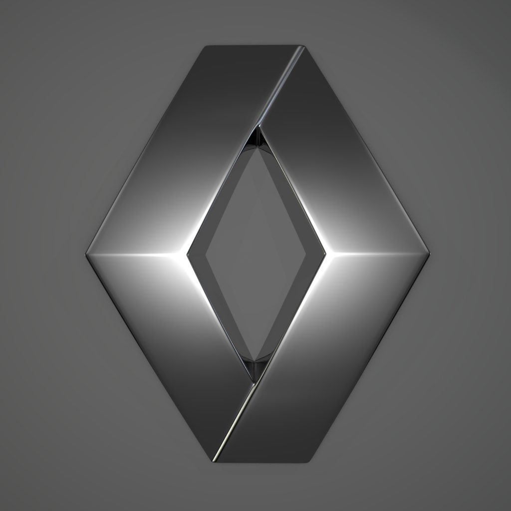 Renault Logo v1 3D Model - FlatPyramid
