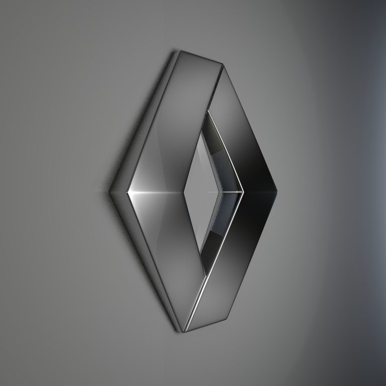 Renault Logo v1 3D Model - FlatPyramid