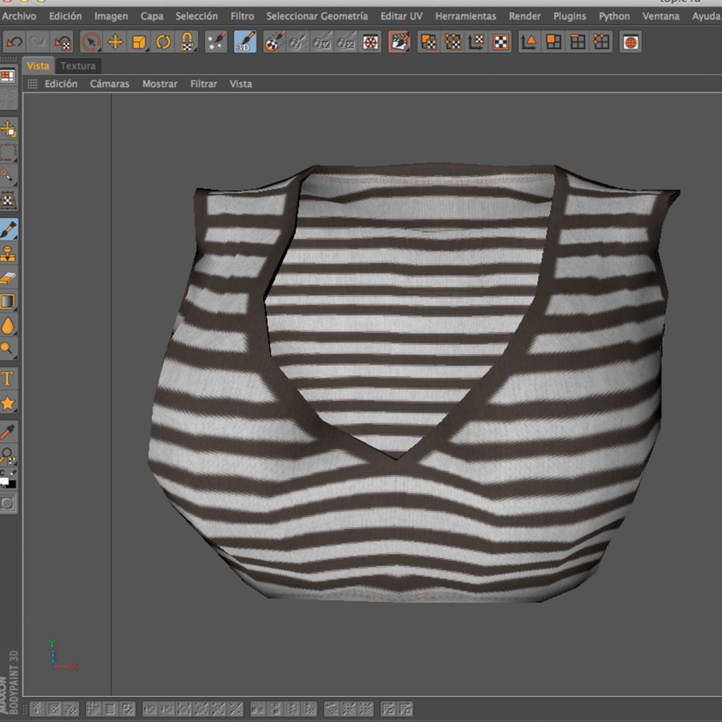 Female top 3D Model - FlatPyramid