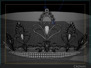 Crown 3D Model - FlatPyramid