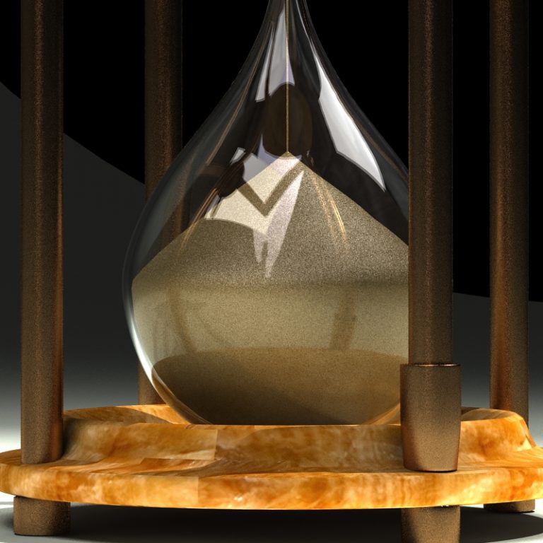 Hourglass 3D Model - FlatPyramid