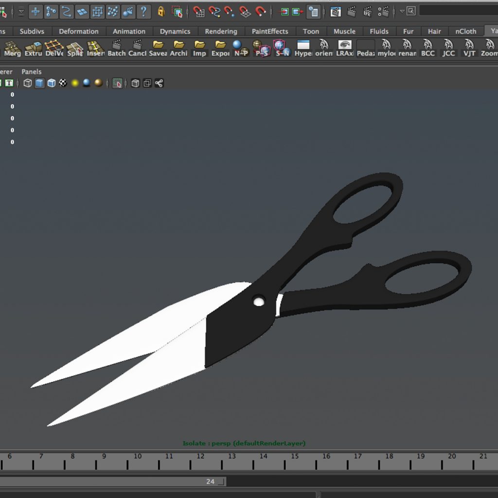 Scissors v3 3D Model - FlatPyramid