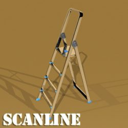 3D Model Step Ladder High Detail 3D Model - FlatPyramid