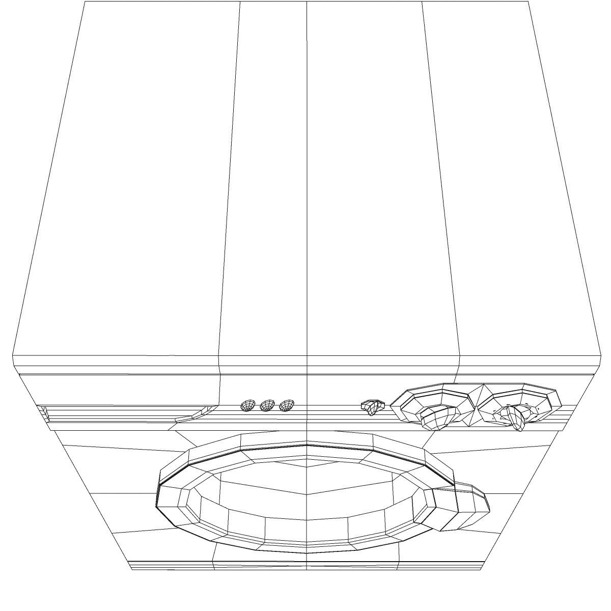 Washermachine 3D Model - FlatPyramid
