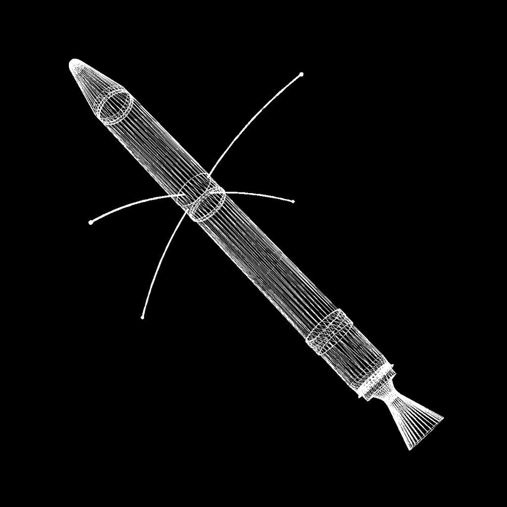 US Explorer I Satellite 3D Model - FlatPyramid