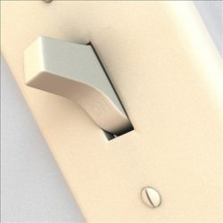 Electrical Switch 3D Model - FlatPyramid