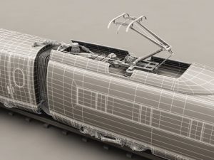 ICE 3 3D Model - FlatPyramid