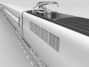 ICE Train 3D Model - FlatPyramid