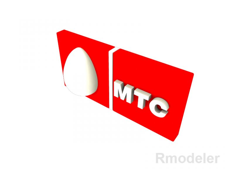 MTC 3d Logo 3D Model - FlatPyramid
