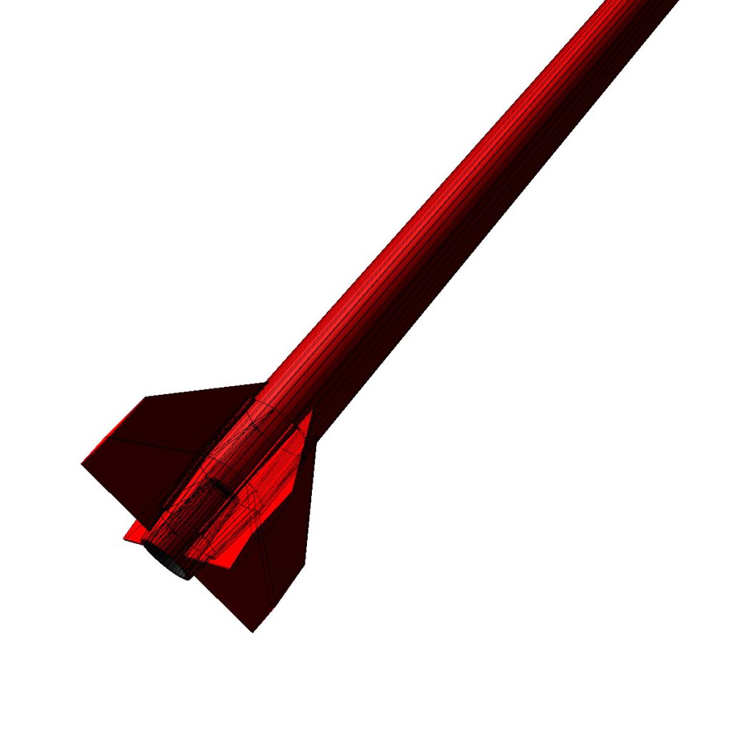 US ARCAS Sounding Rocket v2 3D Model - FlatPyramid