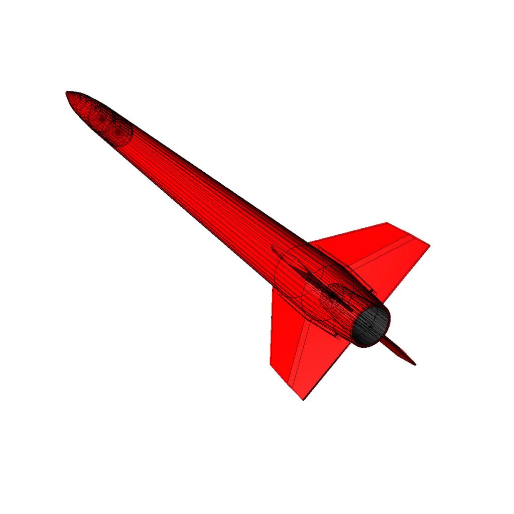 US ARCAS Sounding Rocket v2 3D Model - FlatPyramid