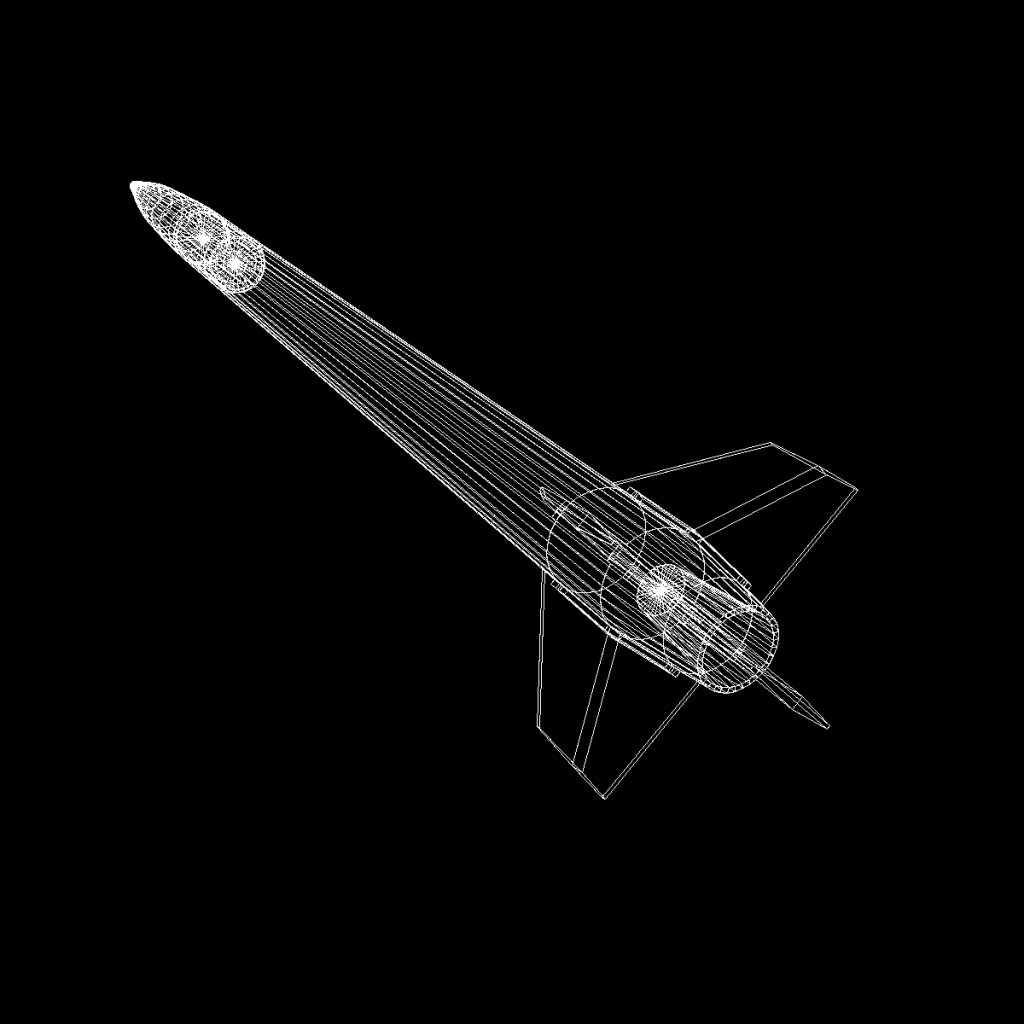 US ARCAS Sounding Rocket v2 3D Model - FlatPyramid