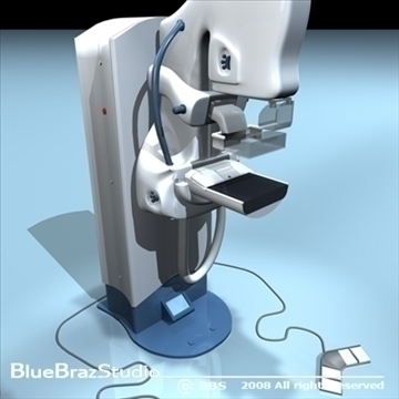 Mammography Equipment 3D Model - FlatPyramid