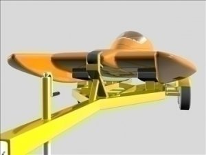 Drag Boat with Trailer 3D Model - FlatPyramid