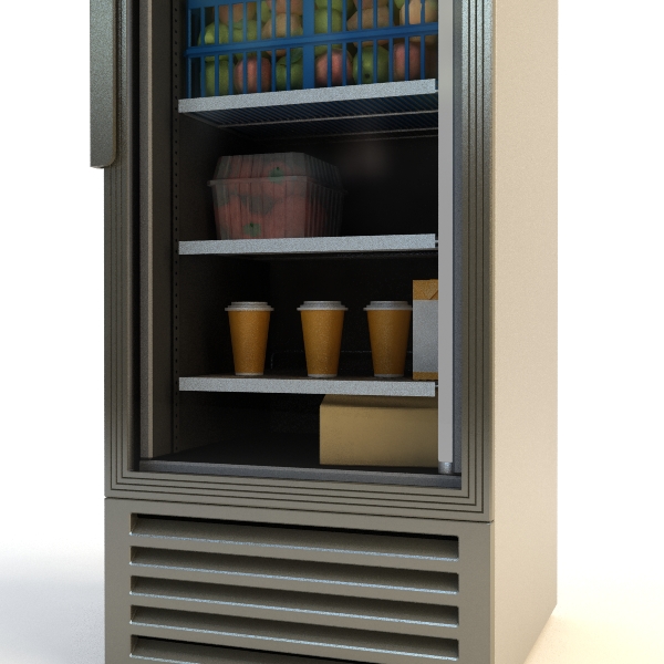 Refrigerator 3D Model - FlatPyramid