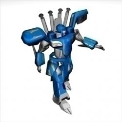 A mech based on the Japanese Mech style. 3D Model - FlatPyramid