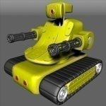 Robot on tracks 3D Model - FlatPyramid