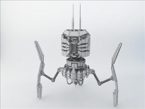 Robot DRT200 3D Model - FlatPyramid