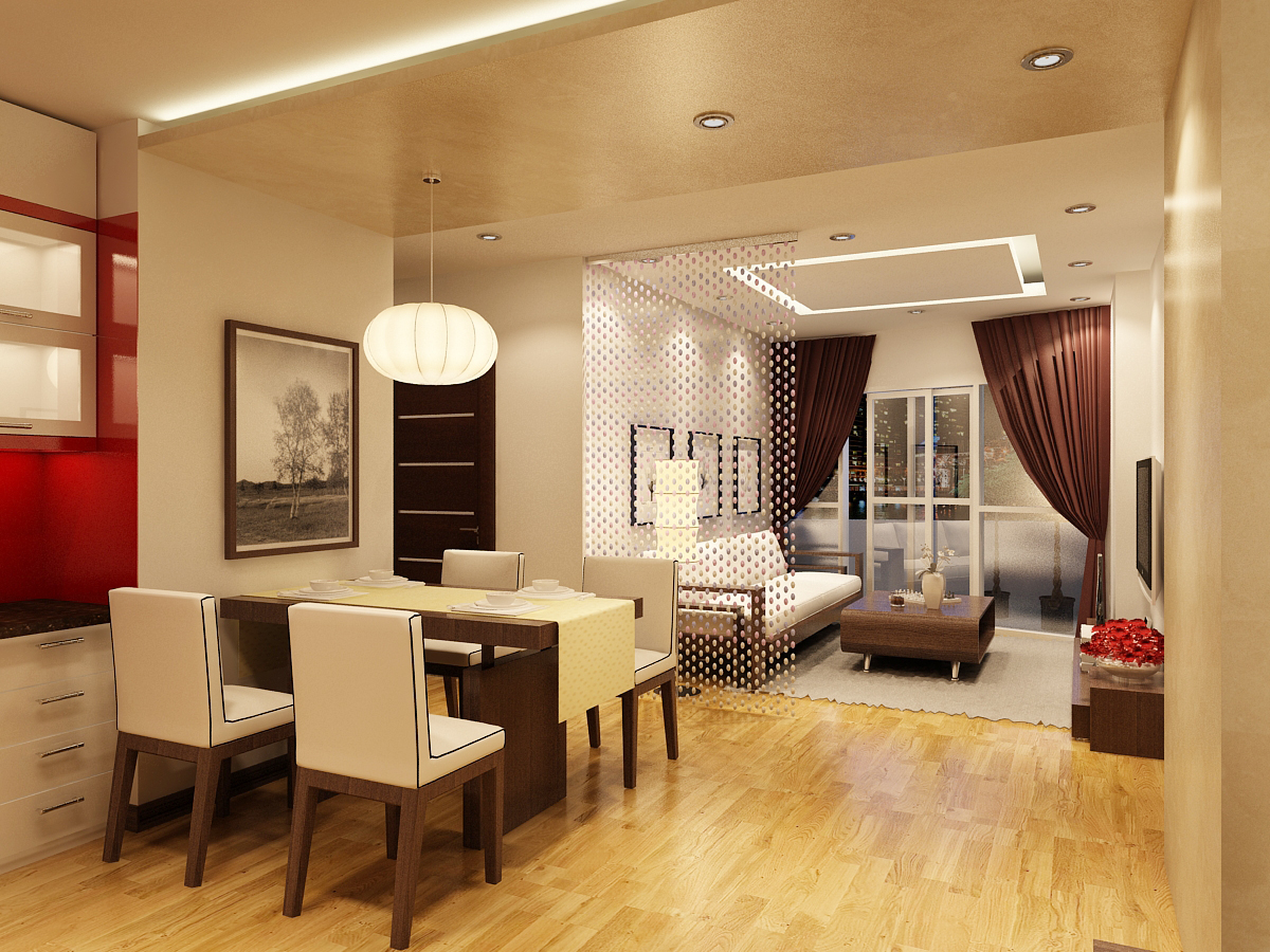 Detailed interior apartment 3D Model 3D Model - FlatPyramid