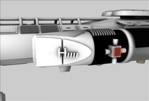 MK9 Hawk Fighter Spacecraft 3D Model - FlatPyramid