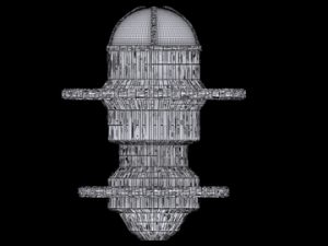 Space Base 3D Model - FlatPyramid