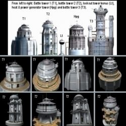 Super battle towers 3D Model - FlatPyramid