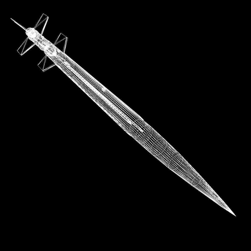 NASA Aerobee 150 Rocket 3D Model - FlatPyramid