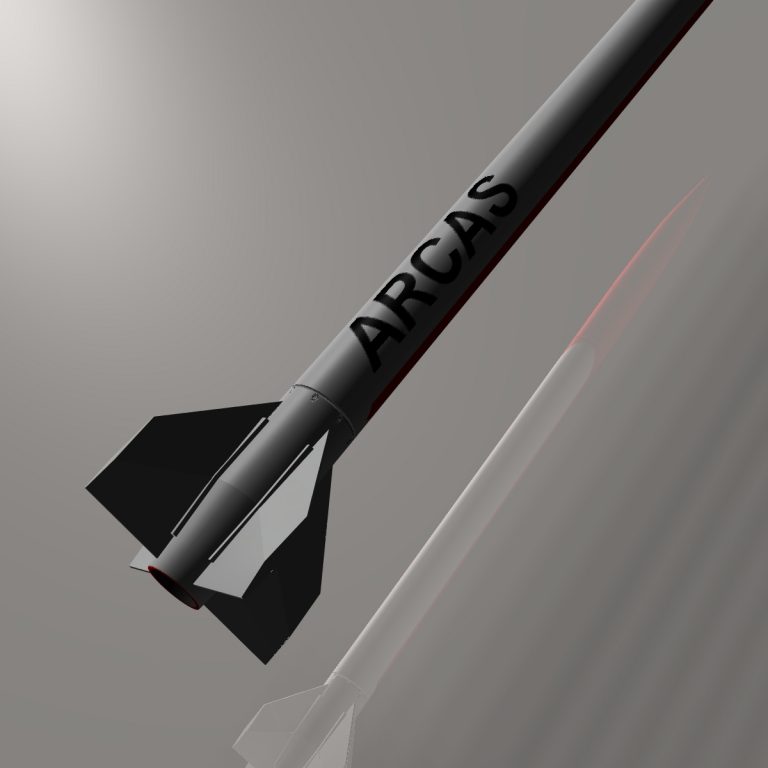 US ARCAS Sounding Rocket 3D Model - FlatPyramid