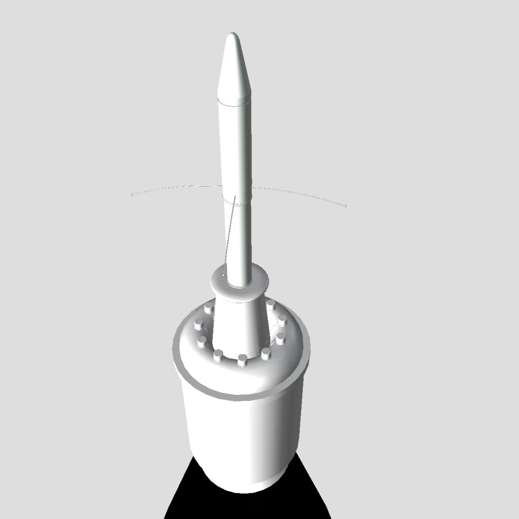 US Jupiter C Rocket 3D Model - FlatPyramid