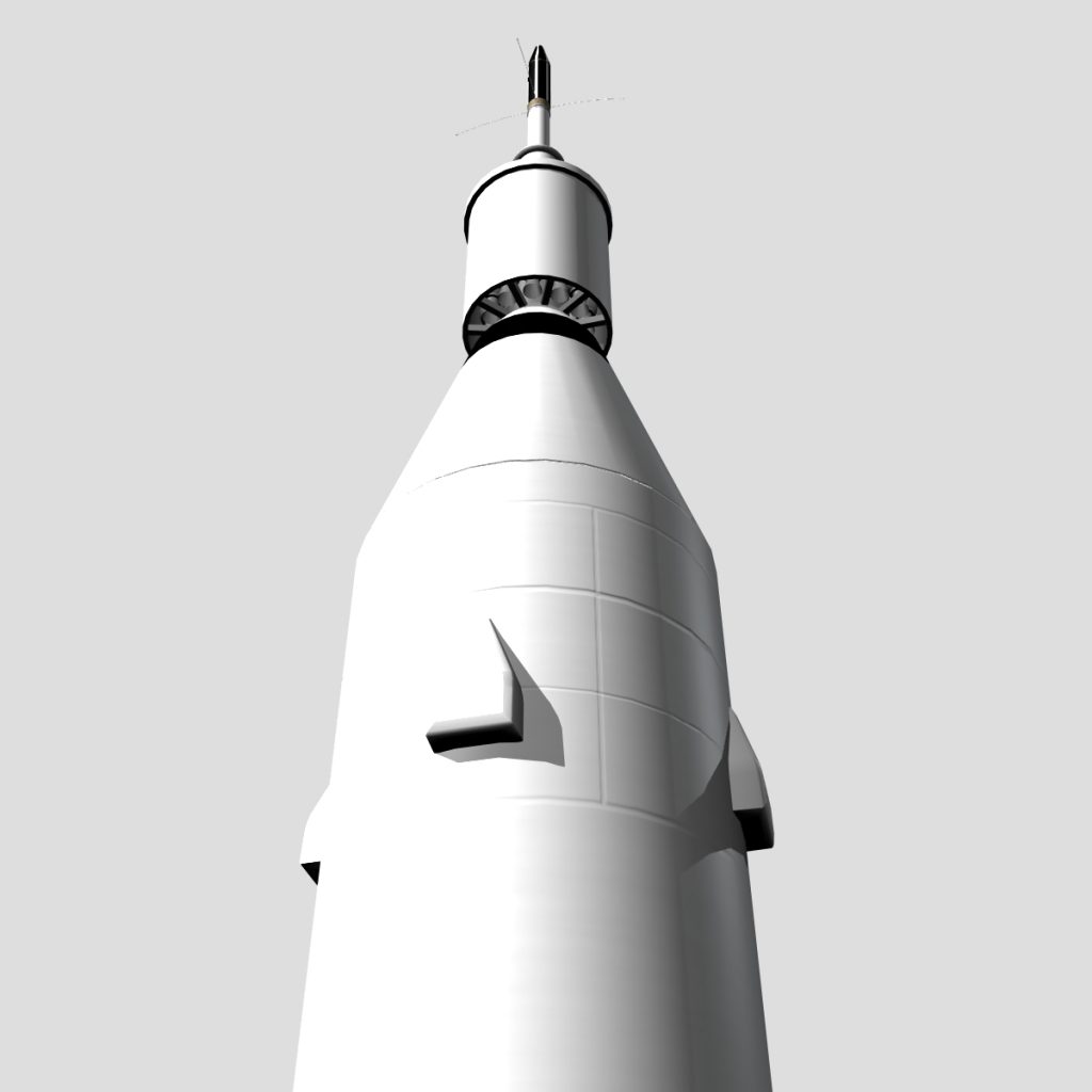 US Jupiter C Rocket 3D Model - FlatPyramid