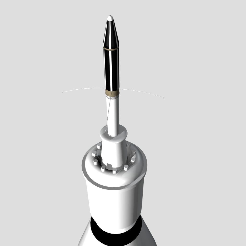 US Jupiter C Rocket 3D Model - FlatPyramid