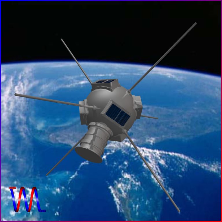 Vanguard I Satellite 3D Model - FlatPyramid