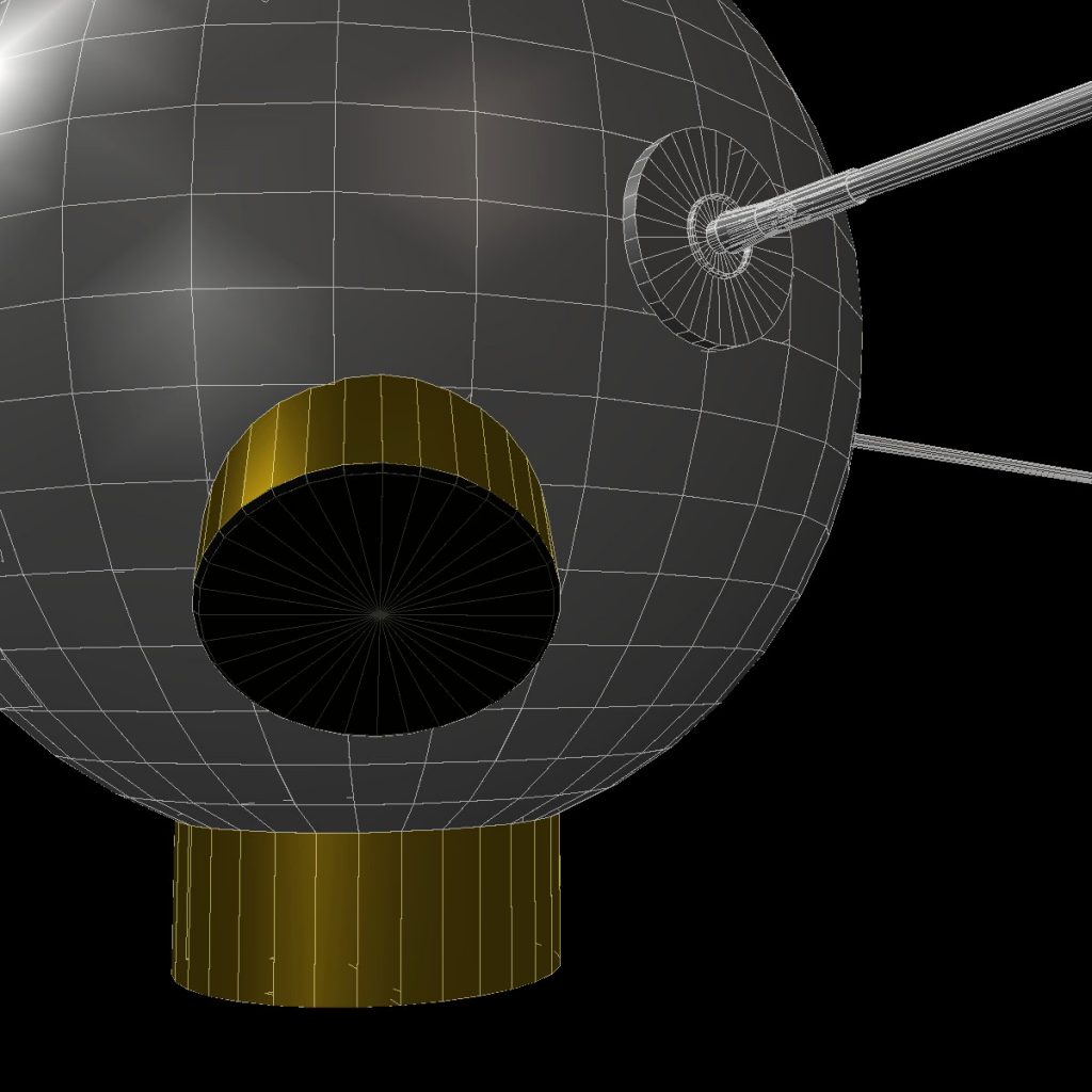 Vanguard II Satellite 3D Model - FlatPyramid
