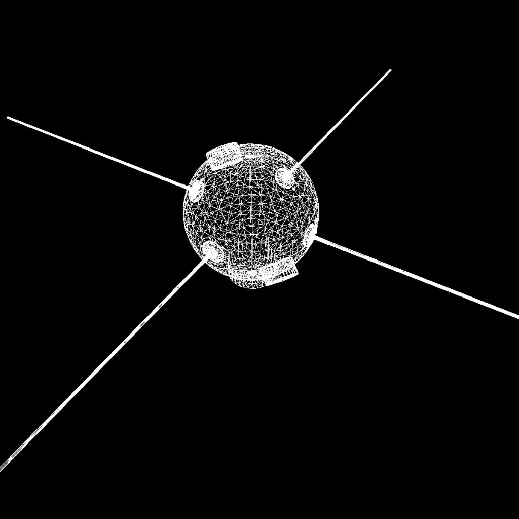 Vanguard II Satellite 3D Model - FlatPyramid
