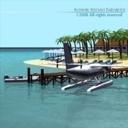Island resort 3D Model - FlatPyramid
