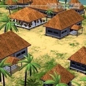 Island resort 3D Model - FlatPyramid
