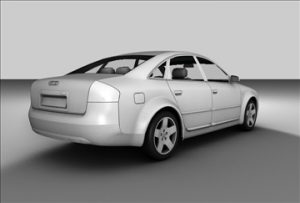 Audi A6 Sedan 3D Model - FlatPyramid