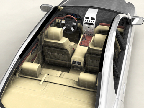 Generic Car Upper Class 3D Model - FlatPyramid