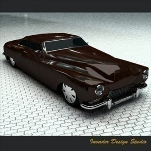 Hermes Classic Car 3D Model - FlatPyramid