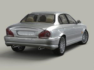 Jaguar X Type 3D Model - FlatPyramid