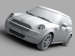MINI Cooper Car 3D Model - FlatPyramid