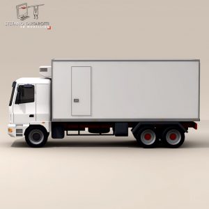 Truck fridge 3D Model - FlatPyramid