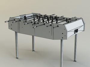 Table-Soccer 3D Model - FlatPyramid